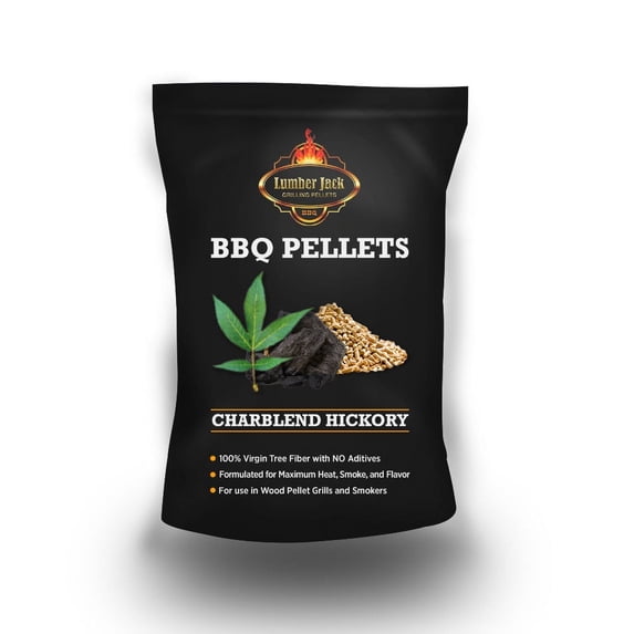 Lumber Jack CharBlend Hickory BBQ Grilling Pellets, 100% Virgin Tree ...