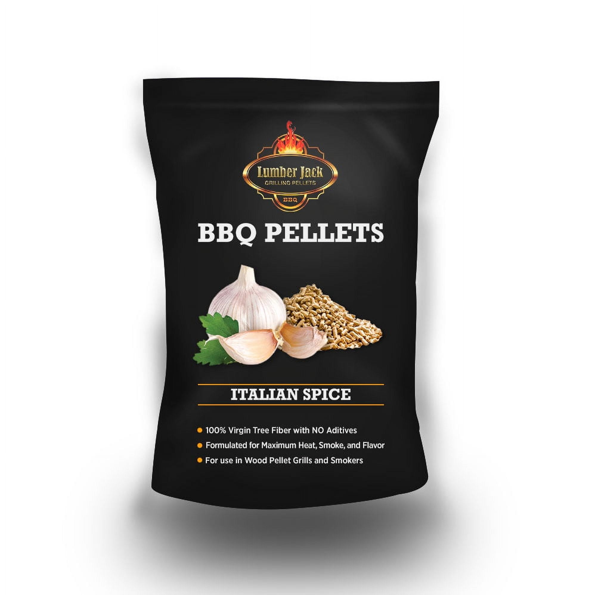 Lumber Jack Italian Garlic Spice BBQ Grilling Pellets - Walmart.com