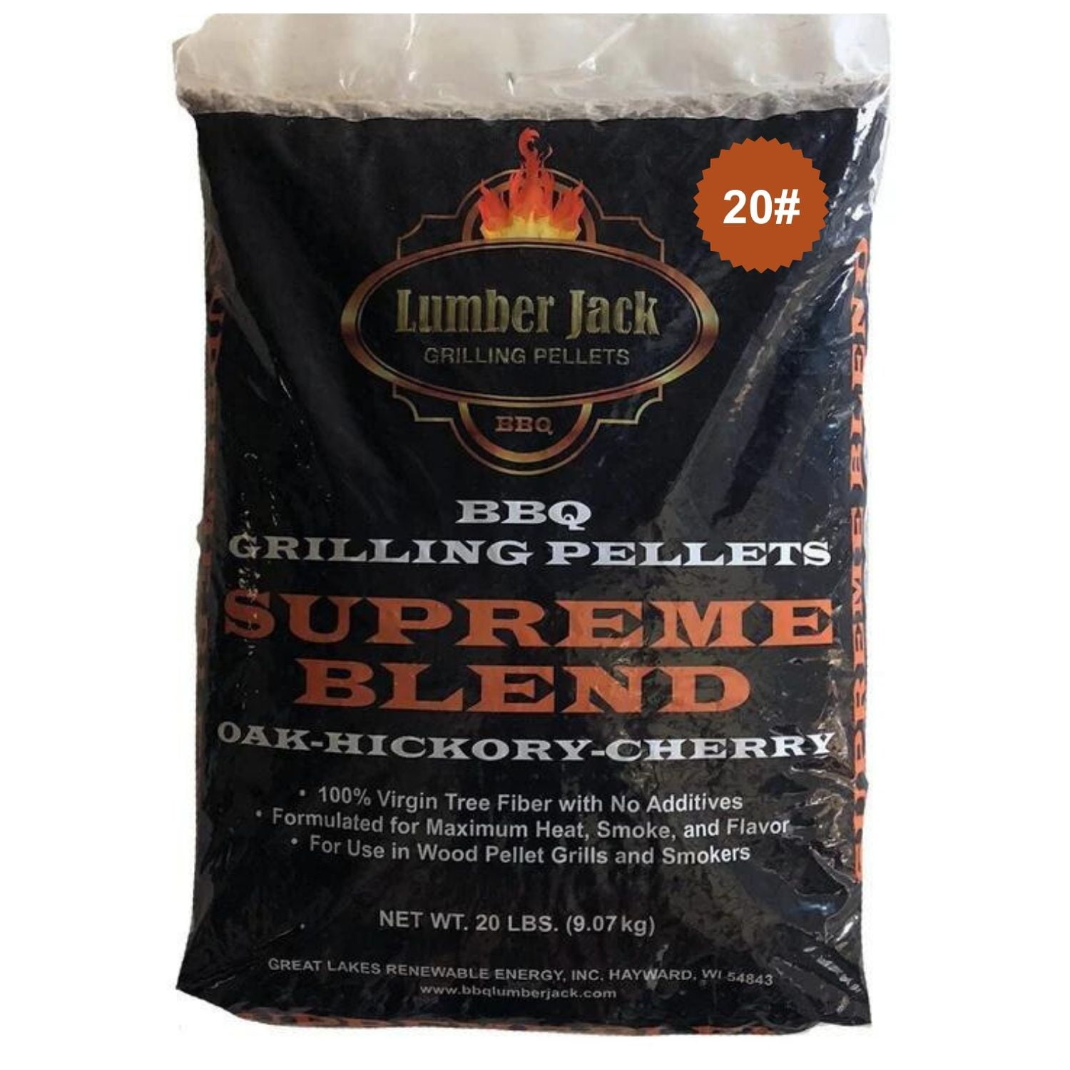 Lumber Jack Maple-Hickory-Cherry Barbecue Grill Wood Pellets - Walmart.com