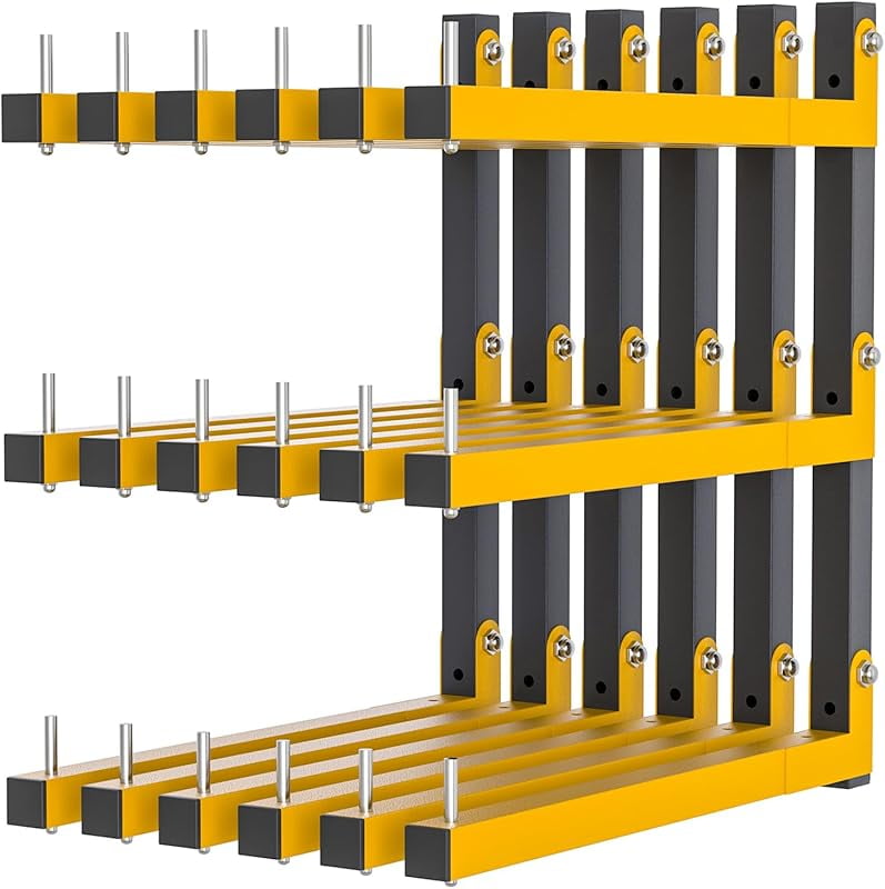 Lumber Rack Wall Mount Storage Racks Folding Wood Organizer Heavy Duty ...