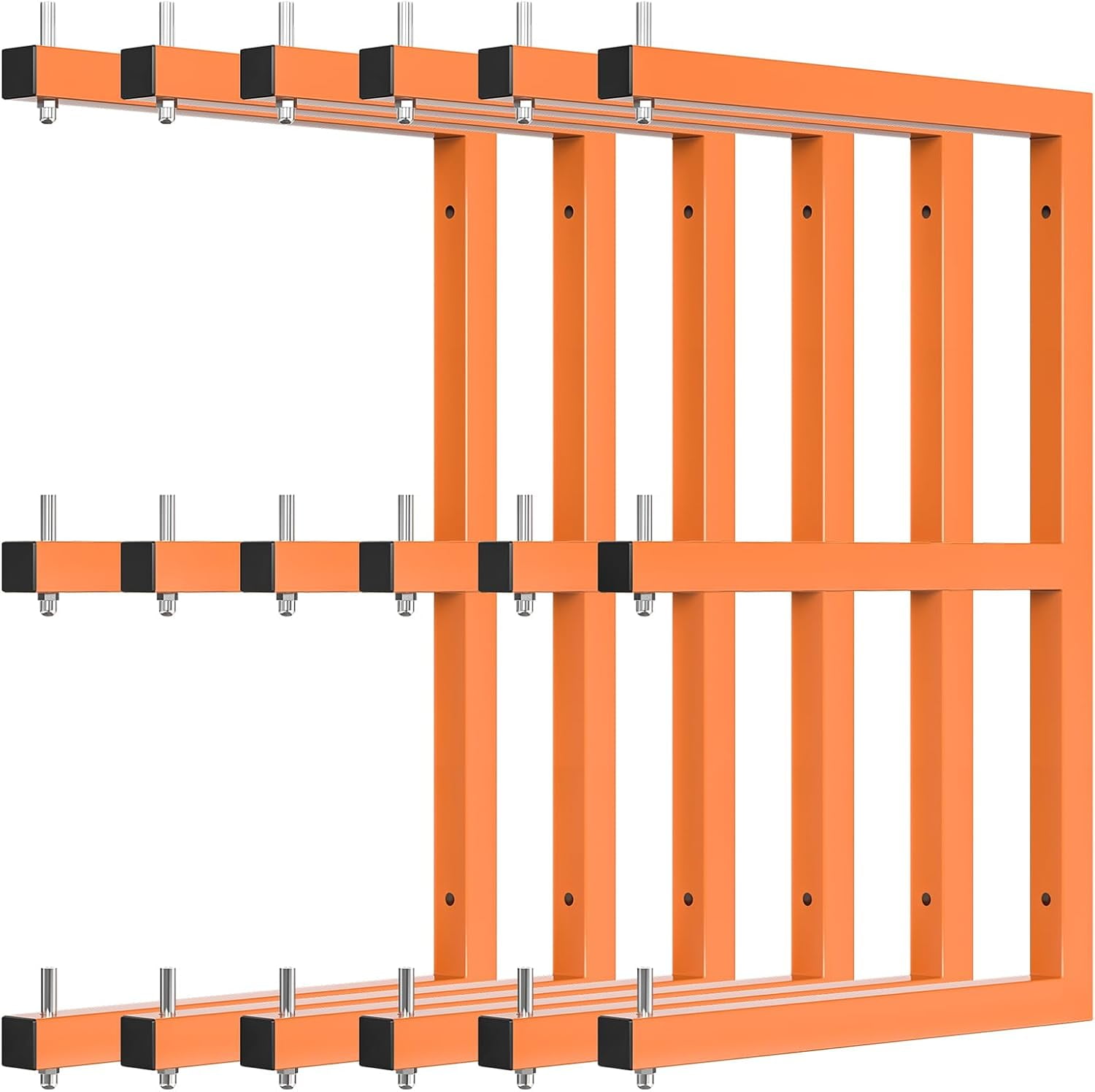 Lumber Rack Wall-Mounted Lumber Storage Rack, Heavy Duty Wood Storage ...