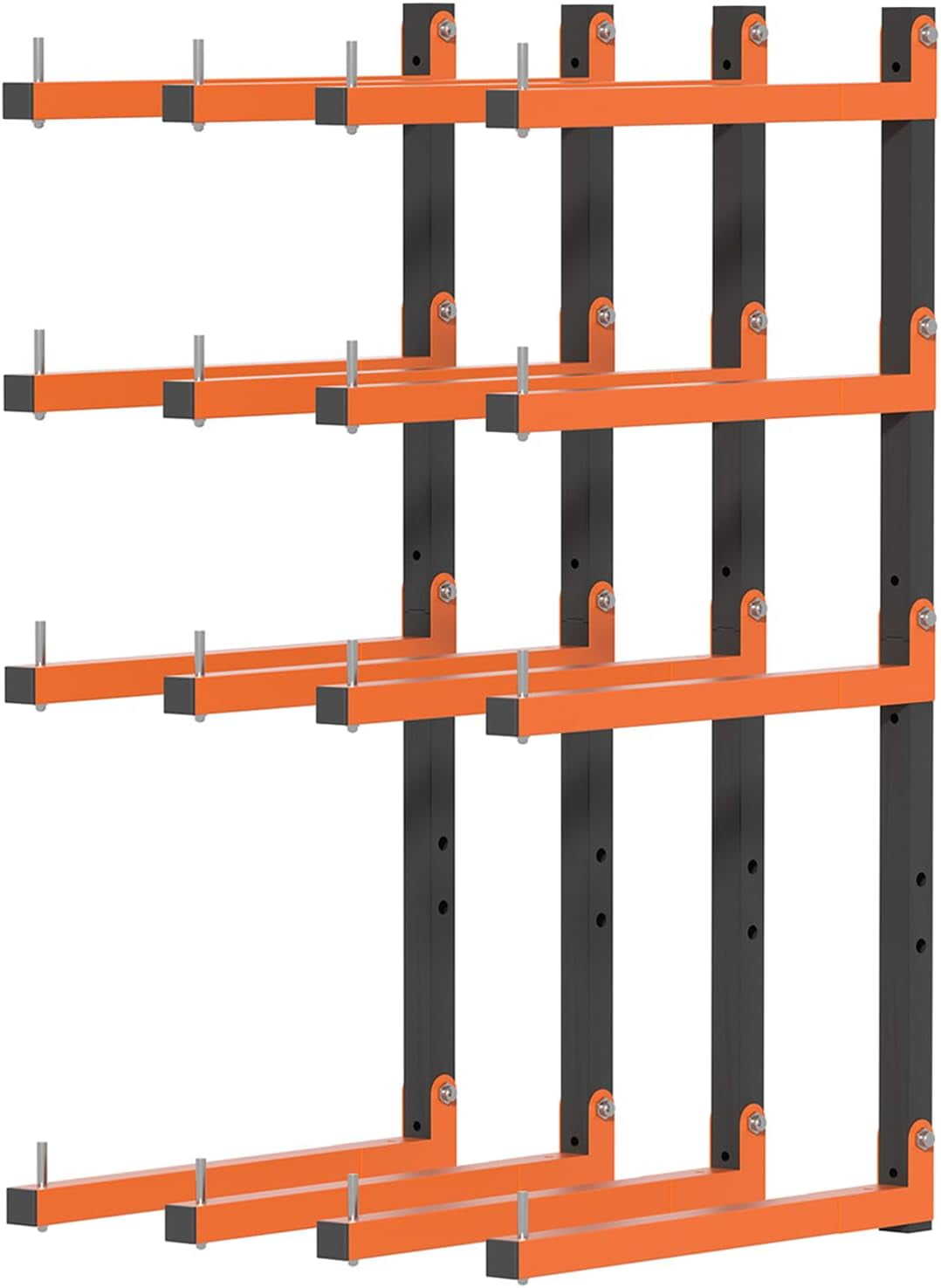 Lumber Storage Rack, [2024 Upgrade] Folding Lumber Rack Wall Mount ...