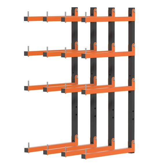 Lumber Storage Rack,Upgrade Folding Lumber Rack Wall Mount, Heavy Duty ...