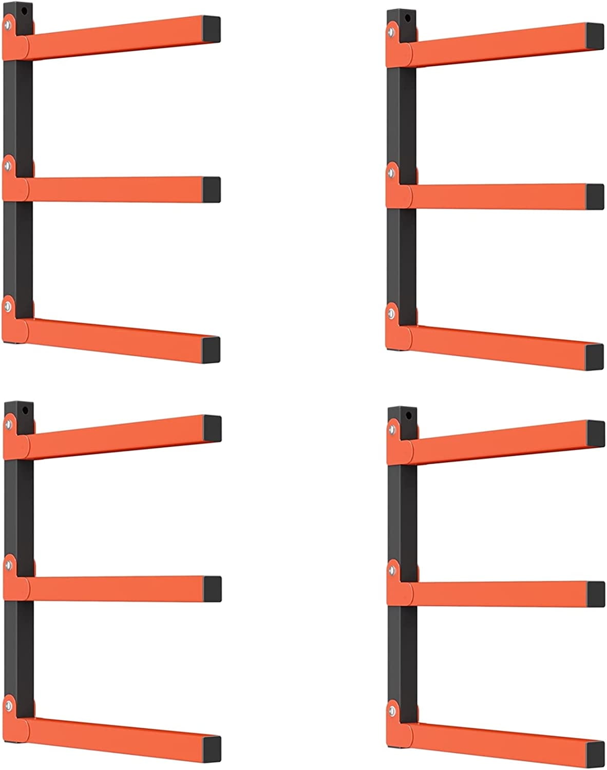 Lumber Storage Rack for Garage, Wall Mount Heavy Duty Lumber Rack ...