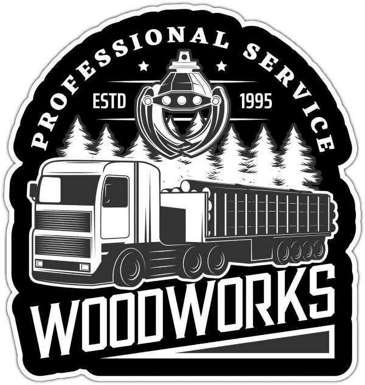 Lumber Truck Saw Lumberjack Woodwork Car Window Stickerphone Decal ...
