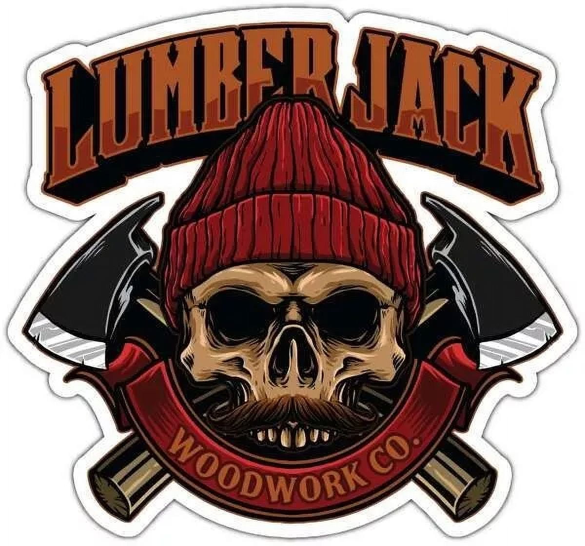 Lumberjack Axe Woodwork Skull Car Window Stickerphone Decal Water ...