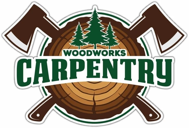 Lumberjack Carpentry Woodworks Axe Sawmill Car Window Stickerphone ...