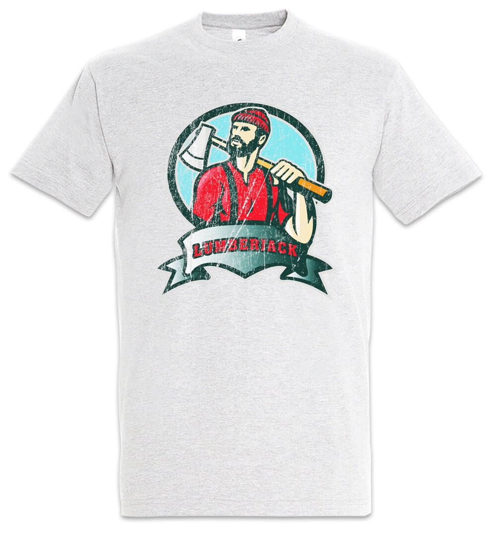 Lumberjack IV T-Shirt Holzfäller Holz machen Waldarbeiter Kettensäge ...