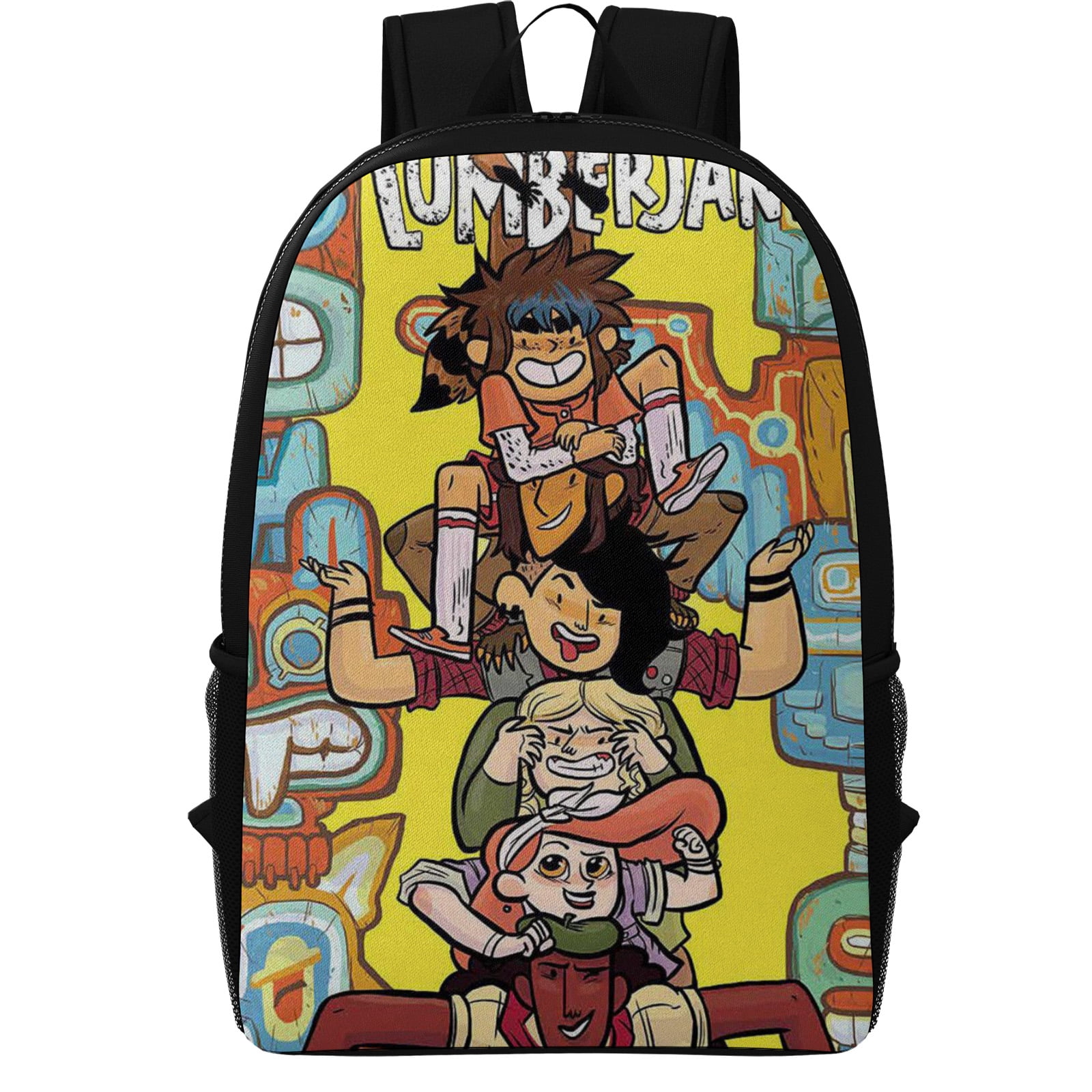 Lumberjanes 17 Inch Anime Theme Backpack Travel Outdoor Large Capacity ...