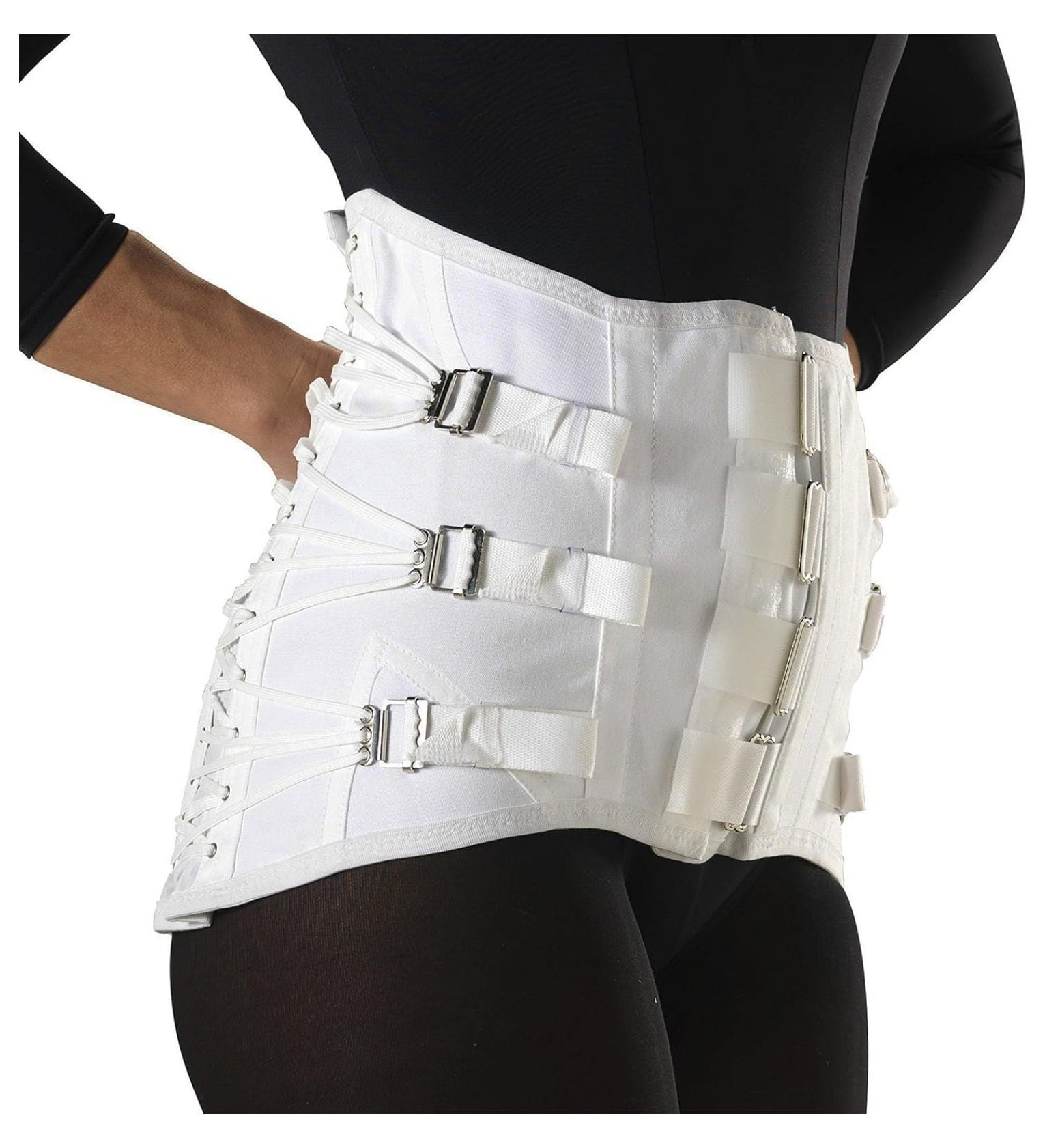 Lumbosacral Support, Spinal Disk Back Brace, Adjustable Front, Tall ...