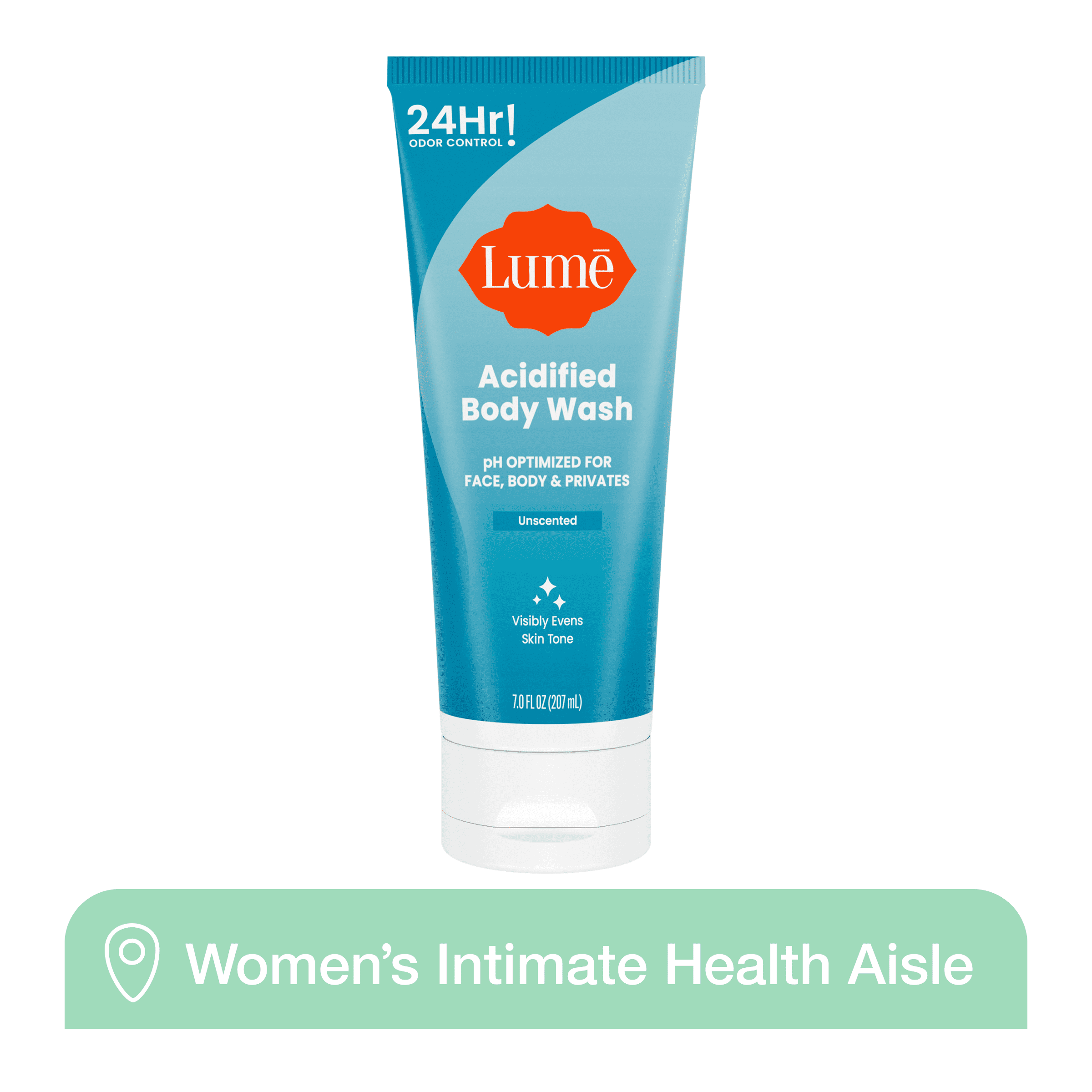 Lume Acidified Body Wash Tube - Unscented - 7 fl oz - Walmart.com