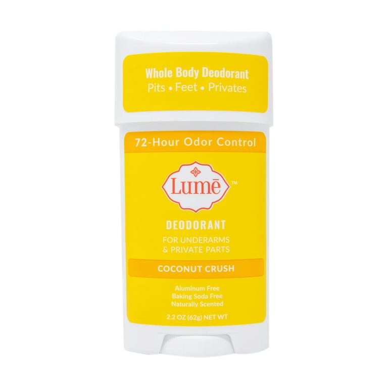 Lume Natural Solid Deodorant Stick Whole Body Deodorant