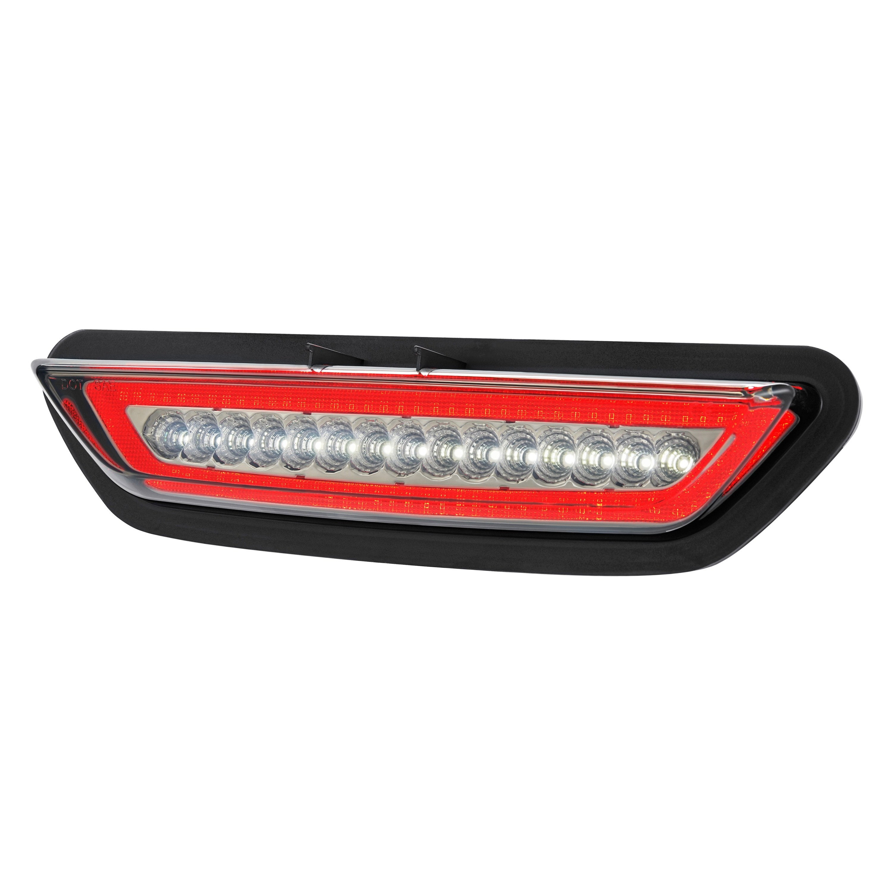 Lumen RFSMK-FDMT - Black Fiber Optic LED 3rd Brake Light - Walmart.com