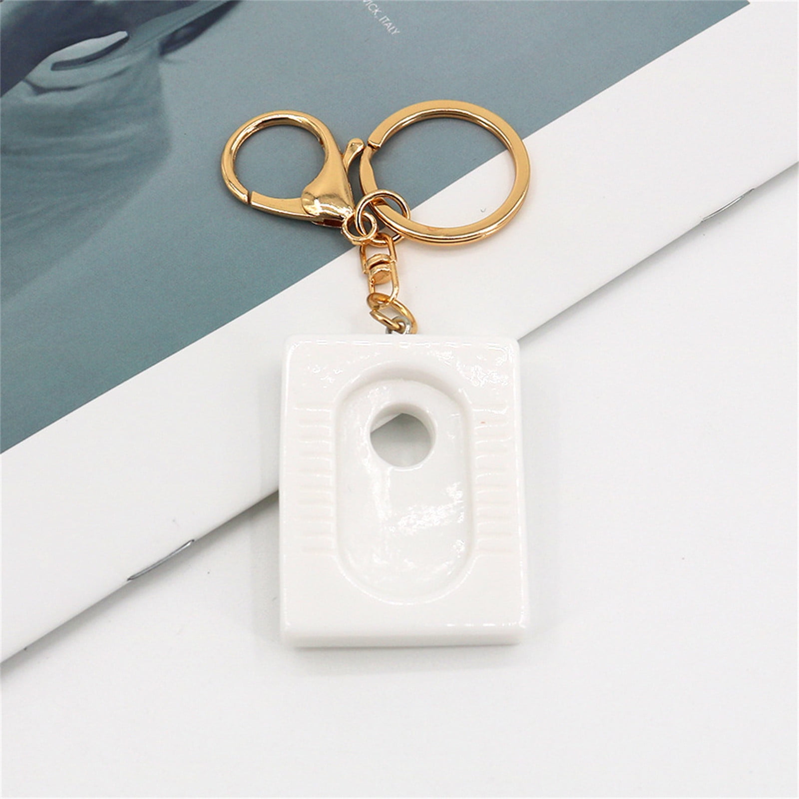 Lumenara Prank Mini Squat Toilet Keychain This Is A And Eye Catching ...