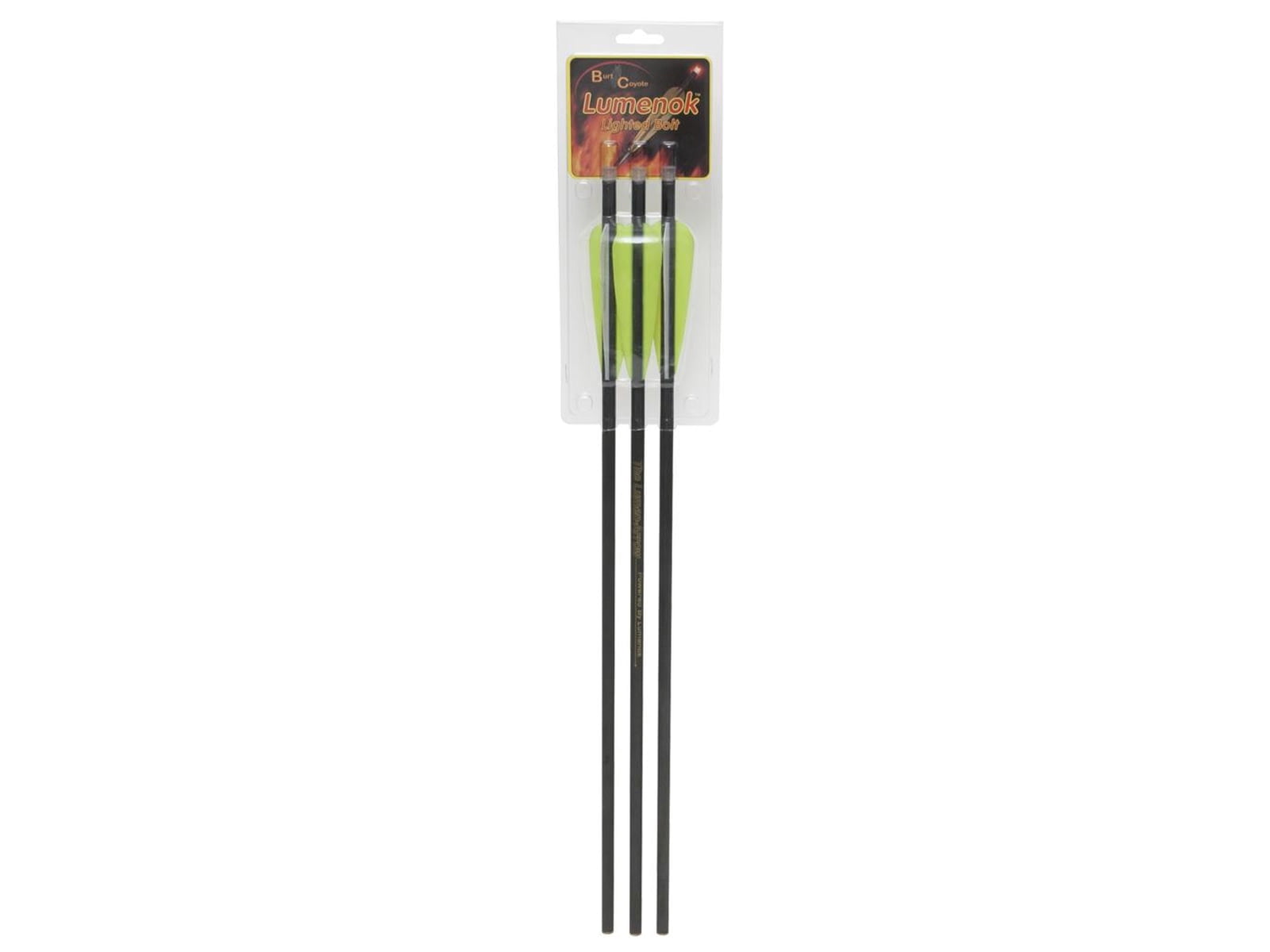 Lumenok 20" Carbon Crossbow Bolt with Orange Crescent Lighted Nock 3PK ...