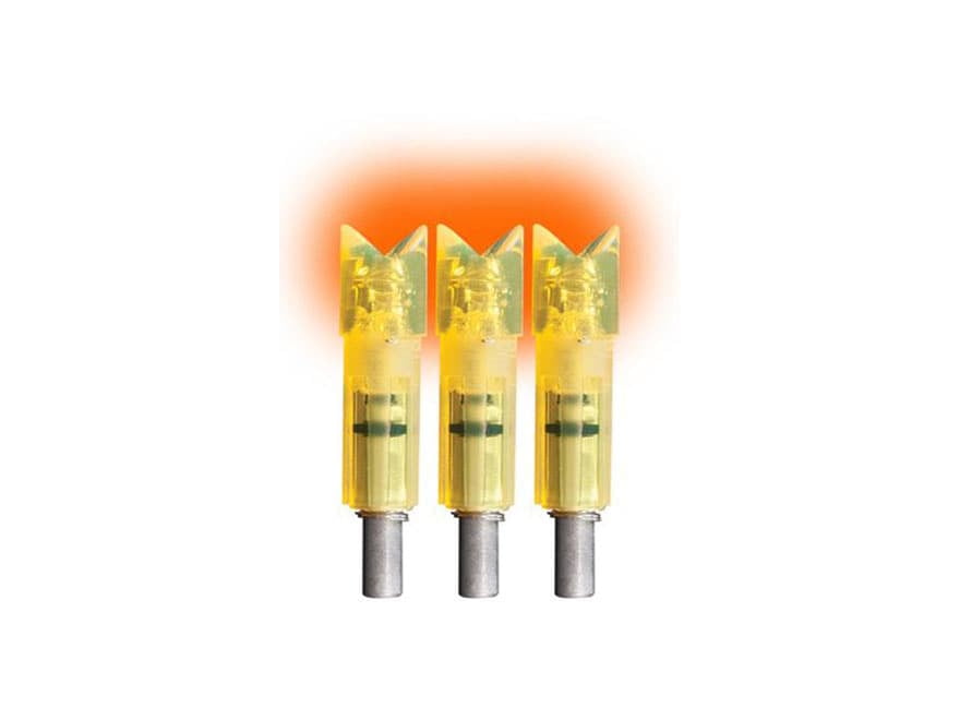 Lumenok Gold Tip Carbon Lighted Crossbow Crescent Nock Orange 3PK ...