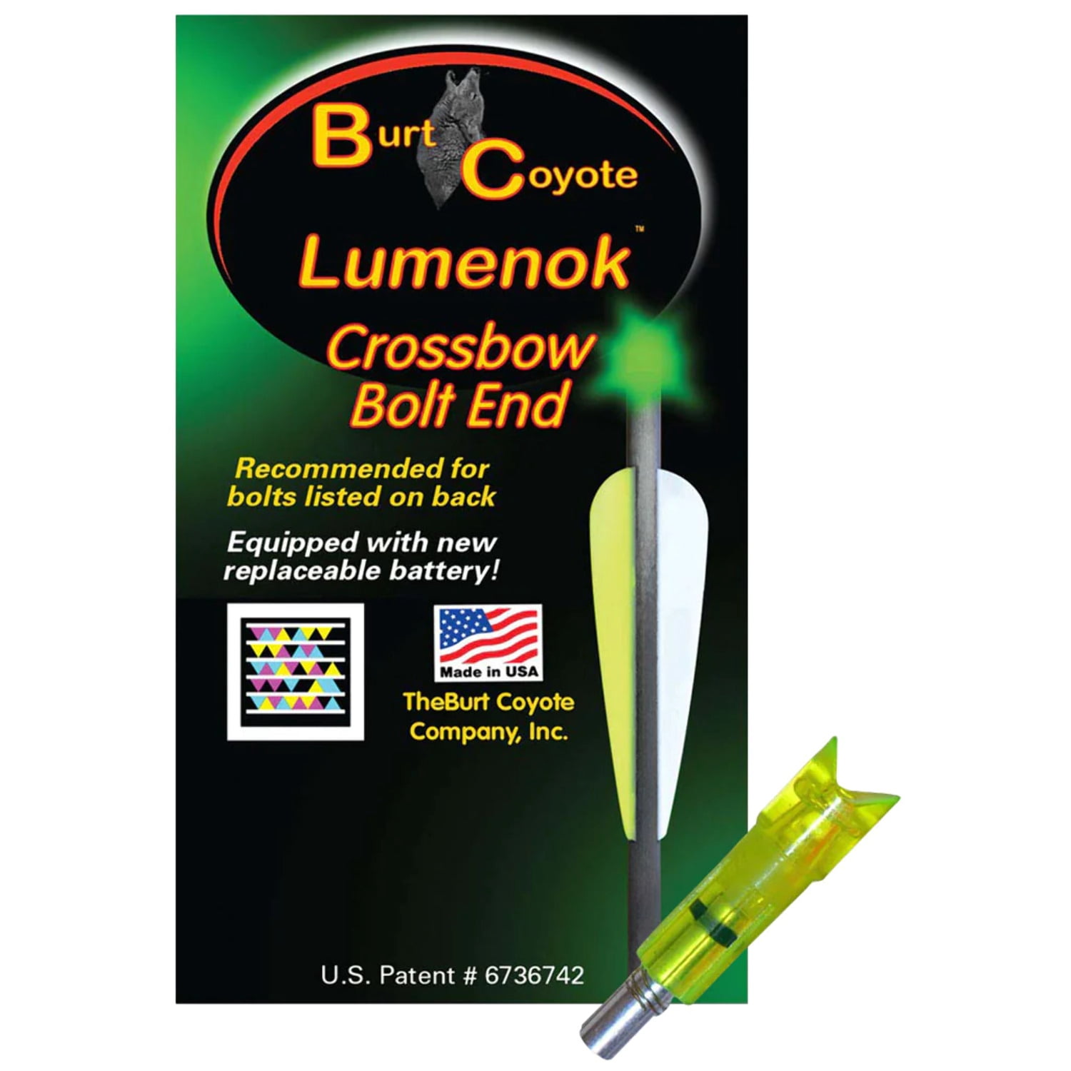 Lumenok Lighted Nock Xbow Grn - Crescent Easton Carbon 3pk - Walmart.com