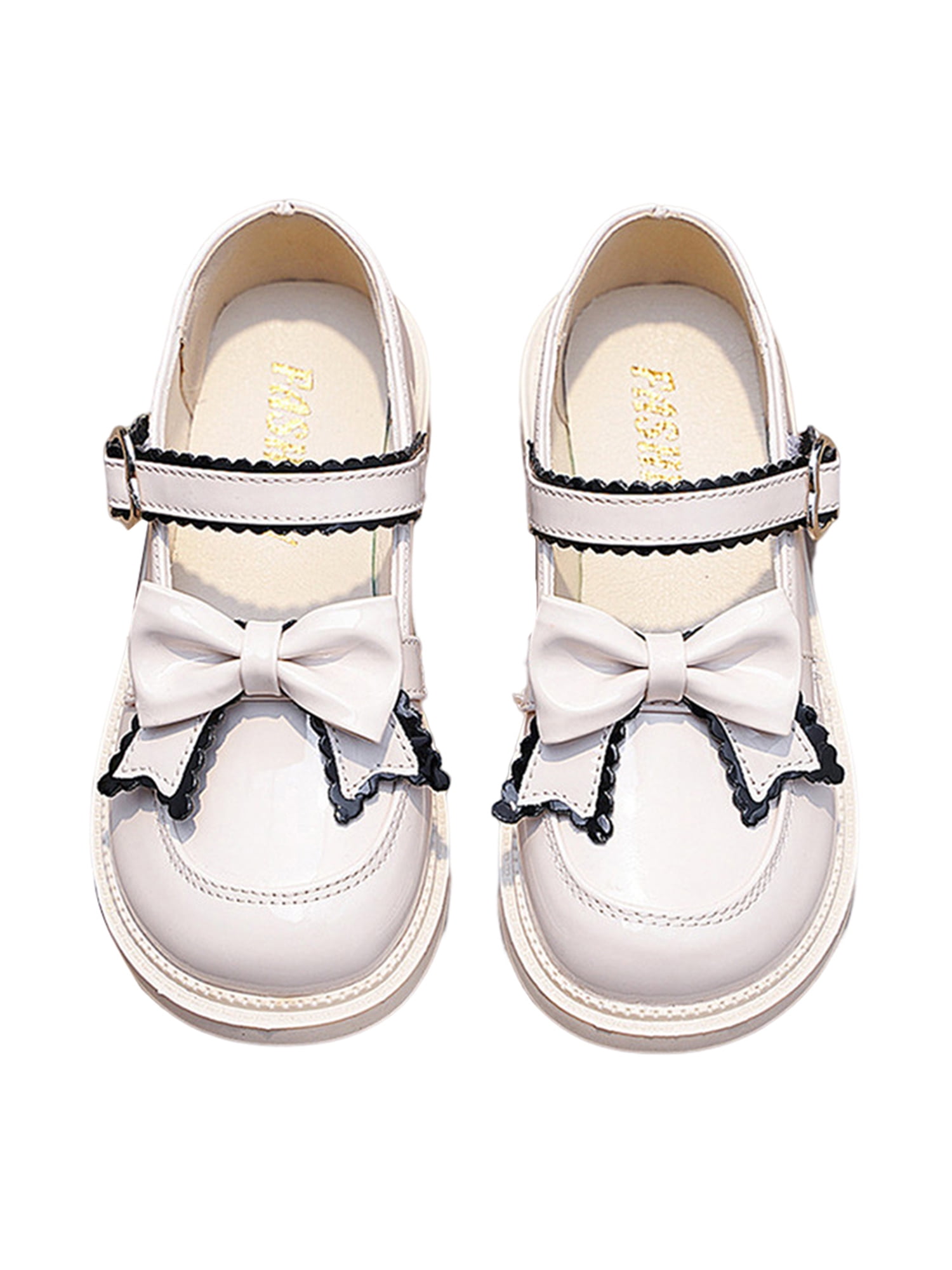 Lumento Girls School Shoe With Bow Princess Shoes Uniform Mary Jane ...