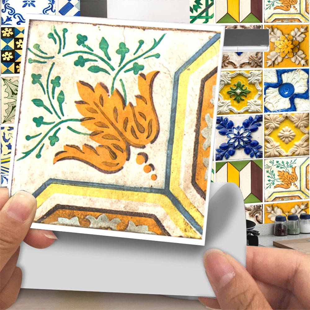 Lumento Stickers Decal Backsplash Tiles DIY Mural Peel And Stick ...