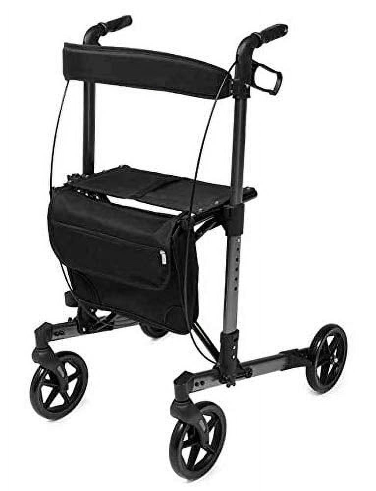 Lumex Allura LX Rollator with Seat - Stylish Modern Design for Tall ...