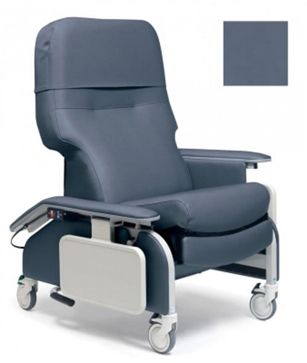 Lumex Deluxe Clinical Care Recliner - Chair, Deluxe Clinical Care Blue ...