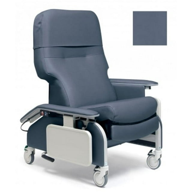Lumex Deluxe Clinical Care Recliner - Chair, Deluxe Clinical Care Blue ...