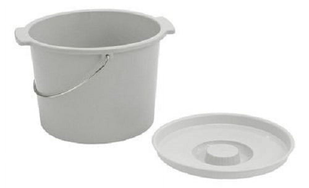 Lumex Large Capacity Commode Pail, Each #RP20790-6 - Walmart.com