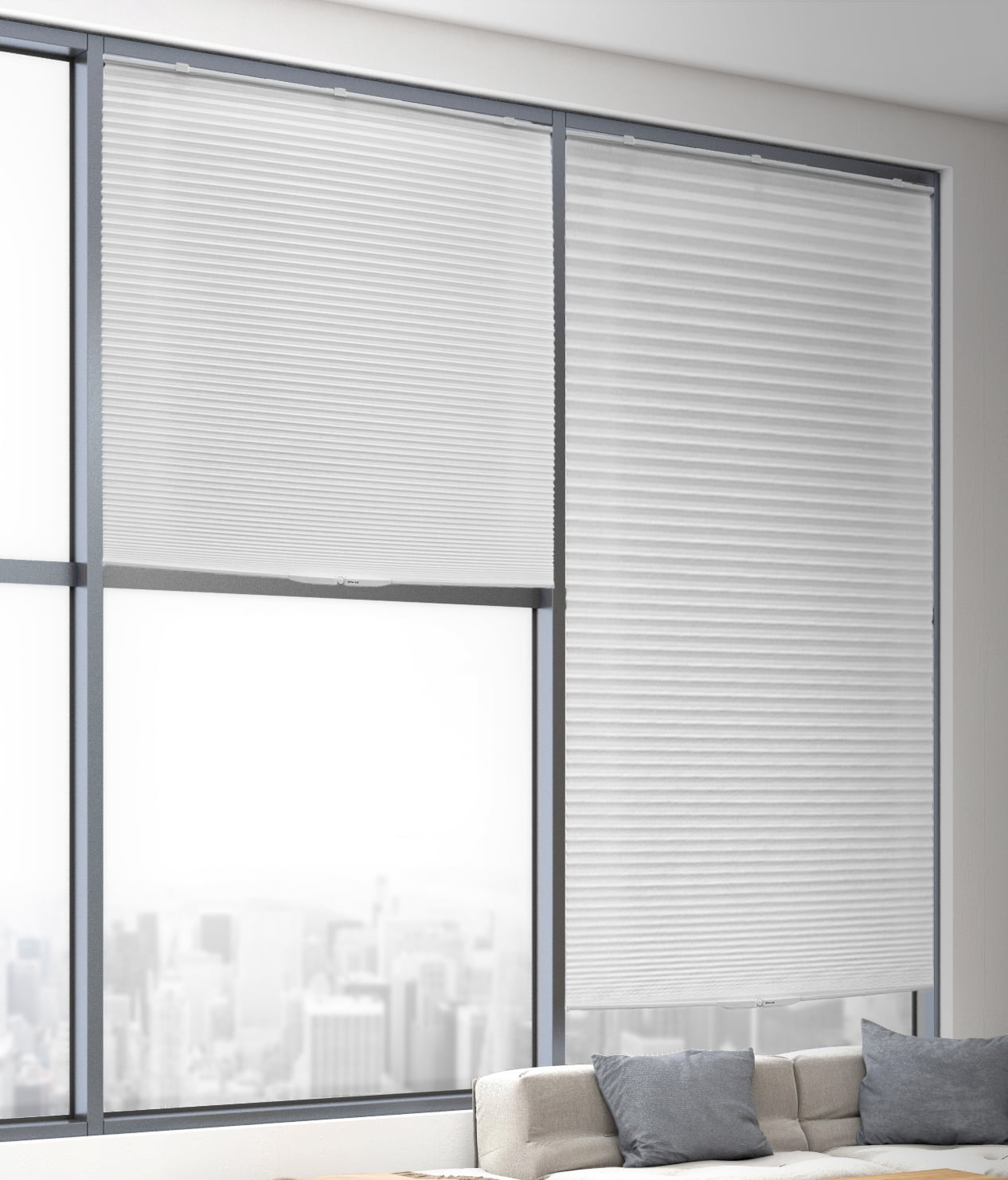 Lumi Cordless Cellular Honeycomb Sun Shade 48x64 - Walmart.com