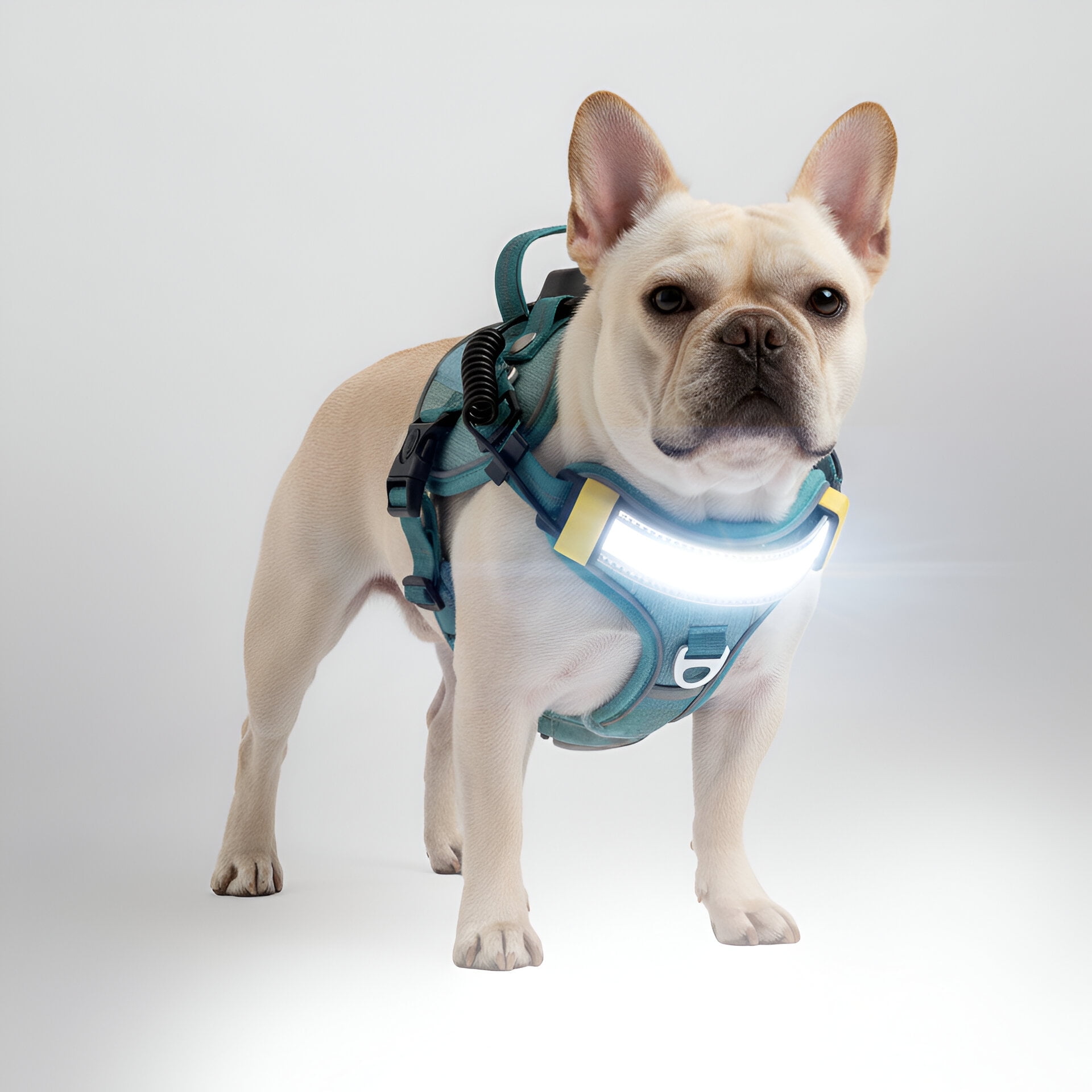 Lumi One LED Dog Harness for Night Walks – High Visibility Light Up Dog ...