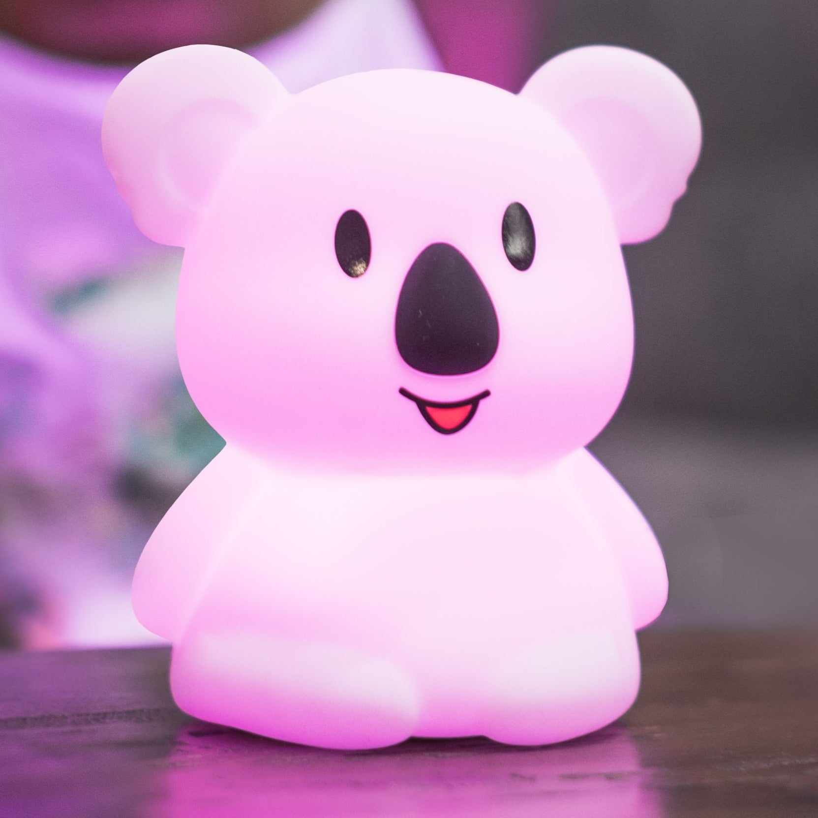 LumiPets Koala LED Nursery Night Light For Kids: Silicone, Rechargeable ...