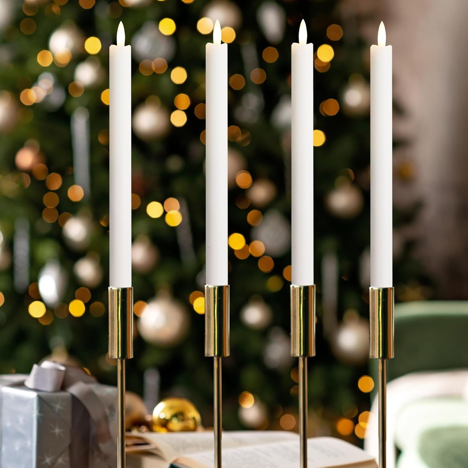 LumiPur Signature Collection Natural Glow Flickering Flameless LED Wax ...