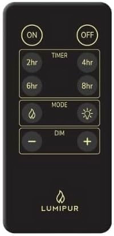 LumiPur Signature LED Flameless Candles 10 Button Wireless Remote with ...