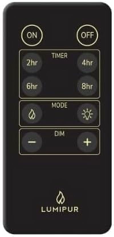 LumiPur Signature Wireless Remote 10 Button for LED Flameless Candles ...
