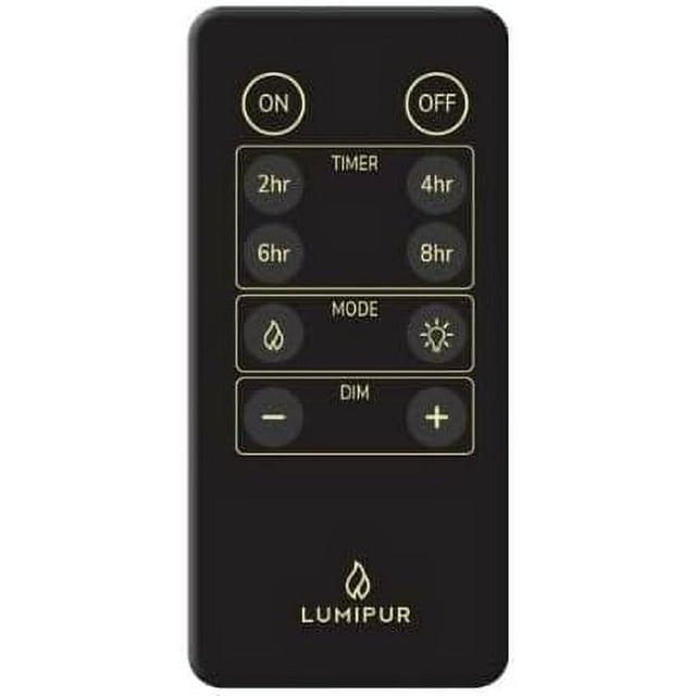 LumiPur Signature LED Flameless Candles 10 Button Wireless Remote with ...