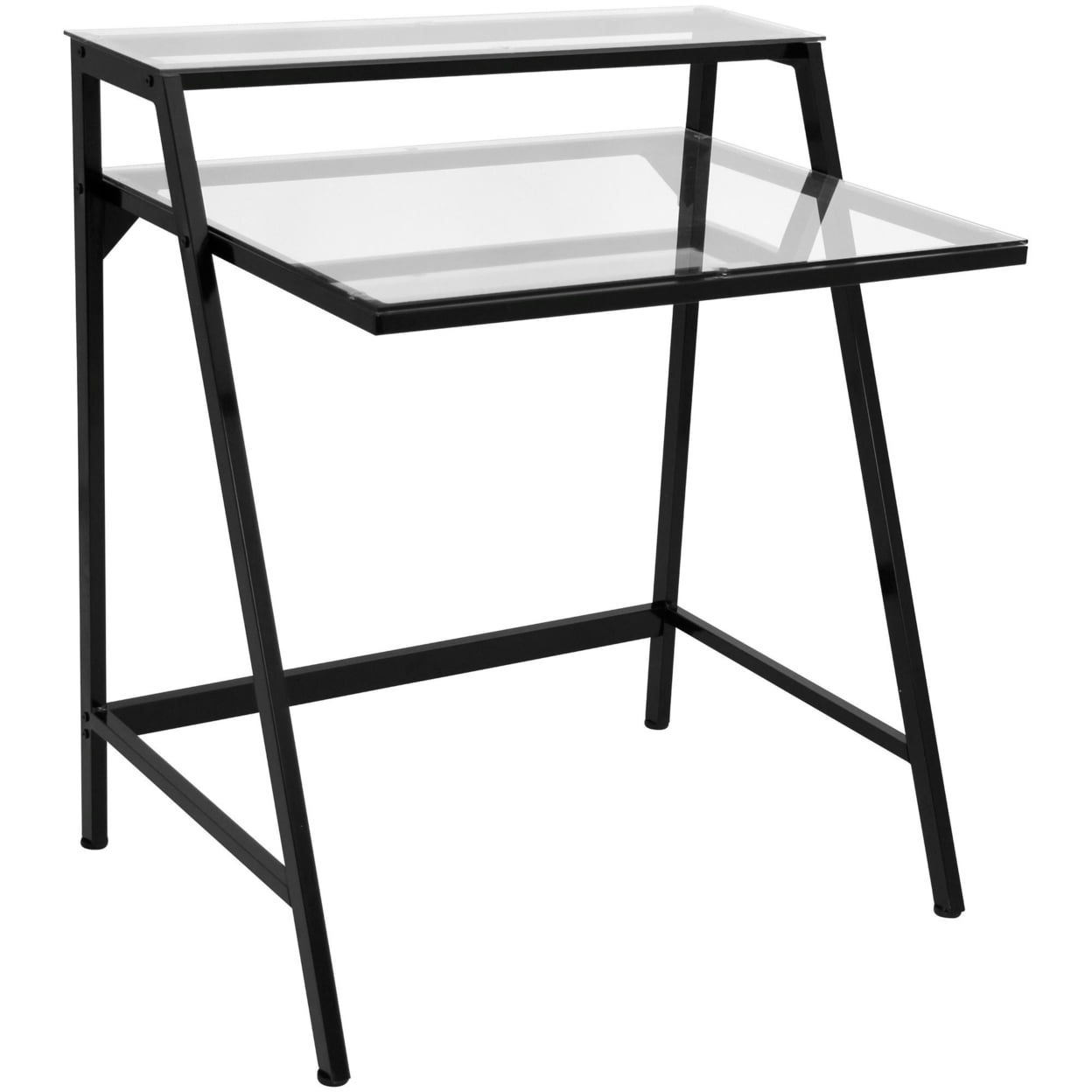 LumiSource 2-Tier Desk, Multiple Colors - Walmart.com