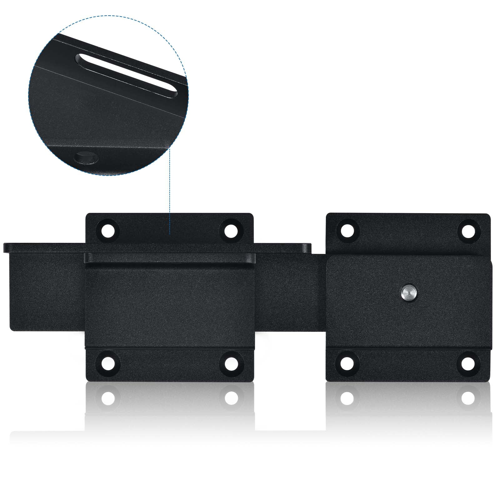 Lumiadot 7.0" Flip Gate Latch Lock with Padlock Hole, 3.5mm Heavy Duty ...