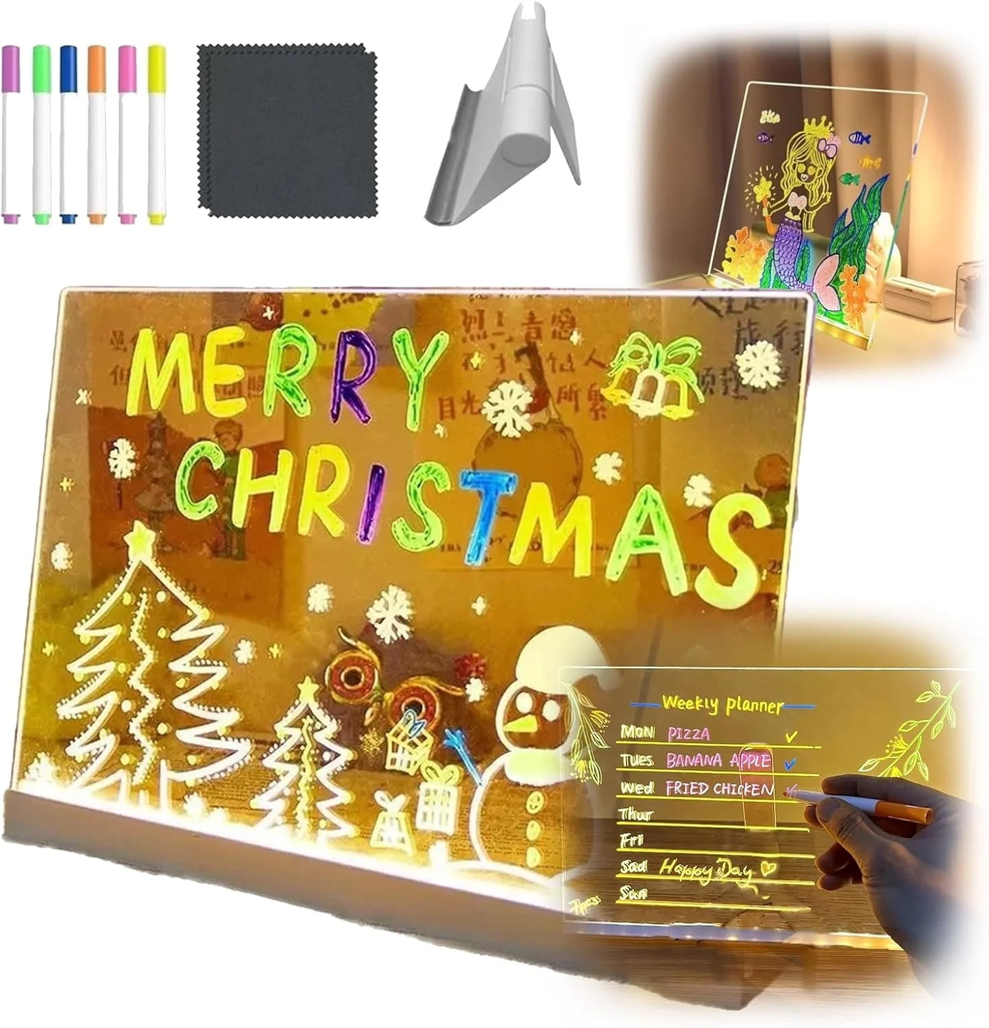 Lumiboard LED Drawing Board, Cosmody LED Drawing Board, Shatterproof ...