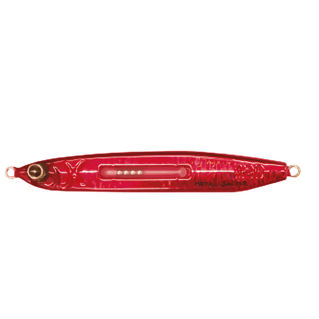Lumica XTRADA Metal Jacker RAIZIN Glow and Rattle RED Jig 210g 155mm (7 ...