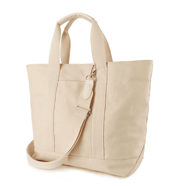 LumiereStudio Tote Bags - Beige Tote Bag with Adjustable Strap Heavy ...