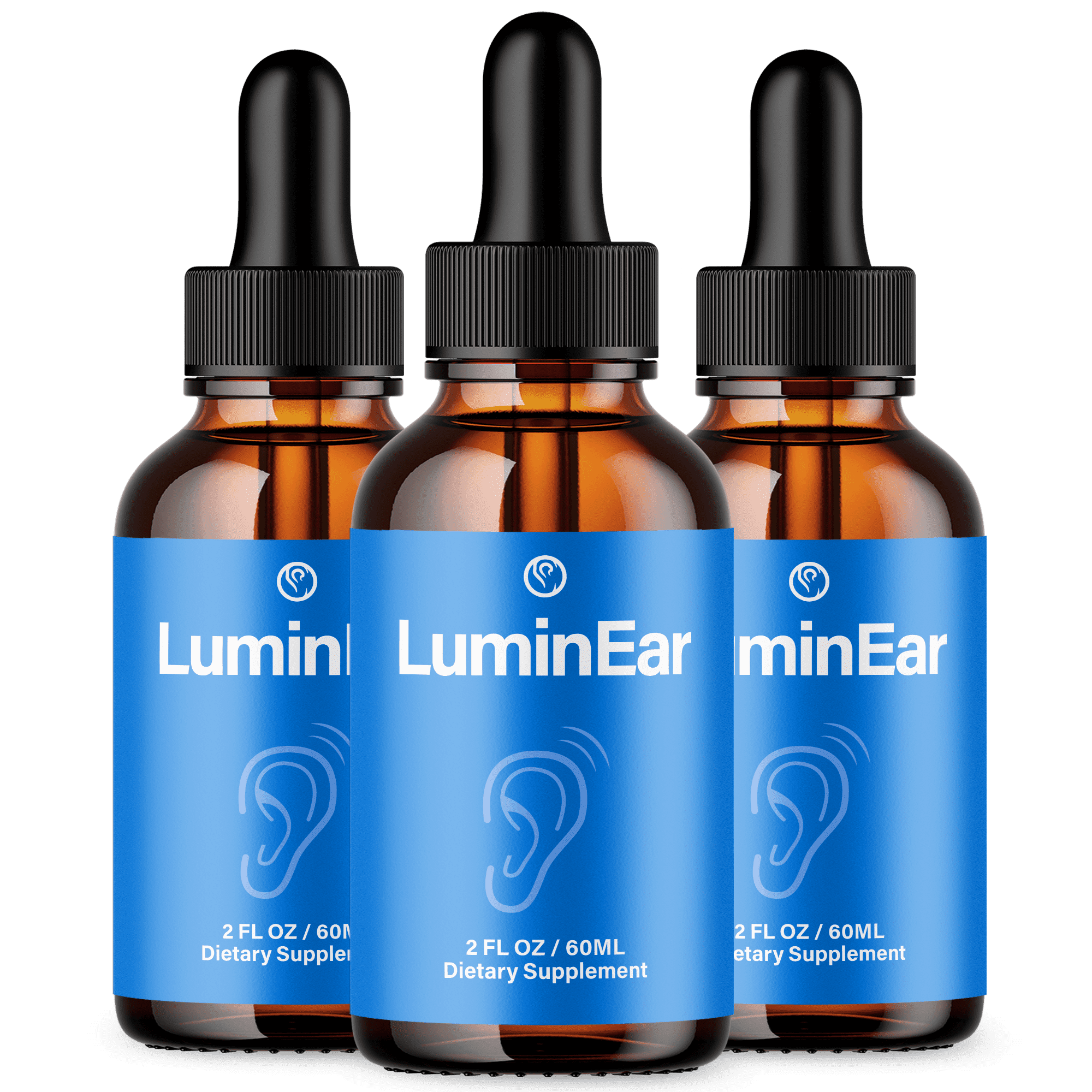 LuminEar Ear Health Support Drops Natural Formula Healthy Hearing Supplement Lumin Ear 90 ...