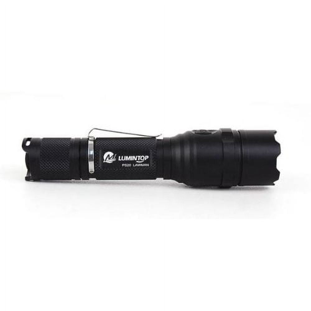 LuminTop PS 20 CREE XM-L T6 LED 480 Lumens Police/Lawman Flashlight ...