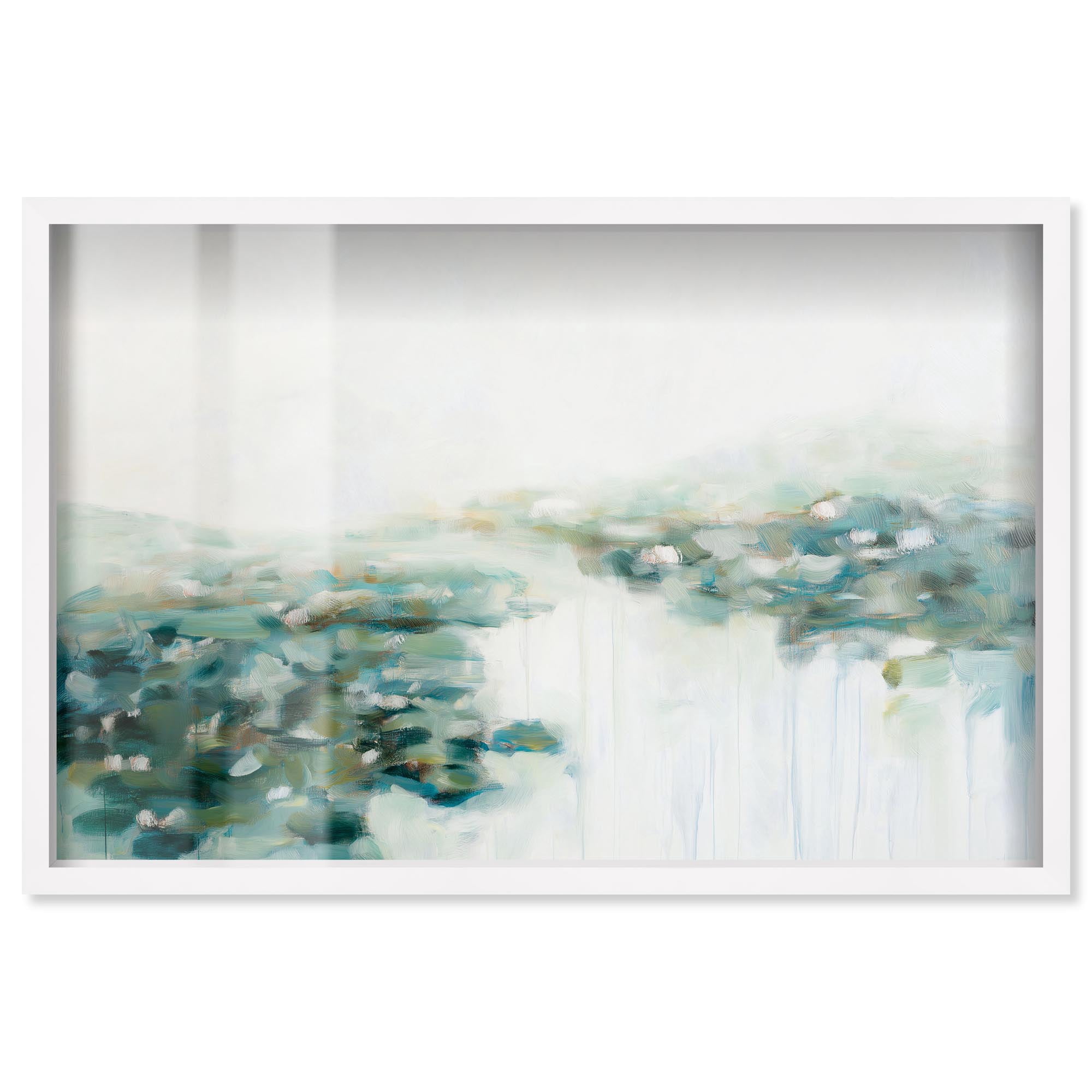 Lumina Aquatica Shadowbox Print Minimalist Art by Art Remedy, White ...