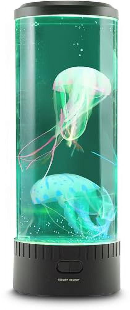 Lumina Large 14 Inch Jellyfish Mood Lamp with LED Lights - Realistic ...