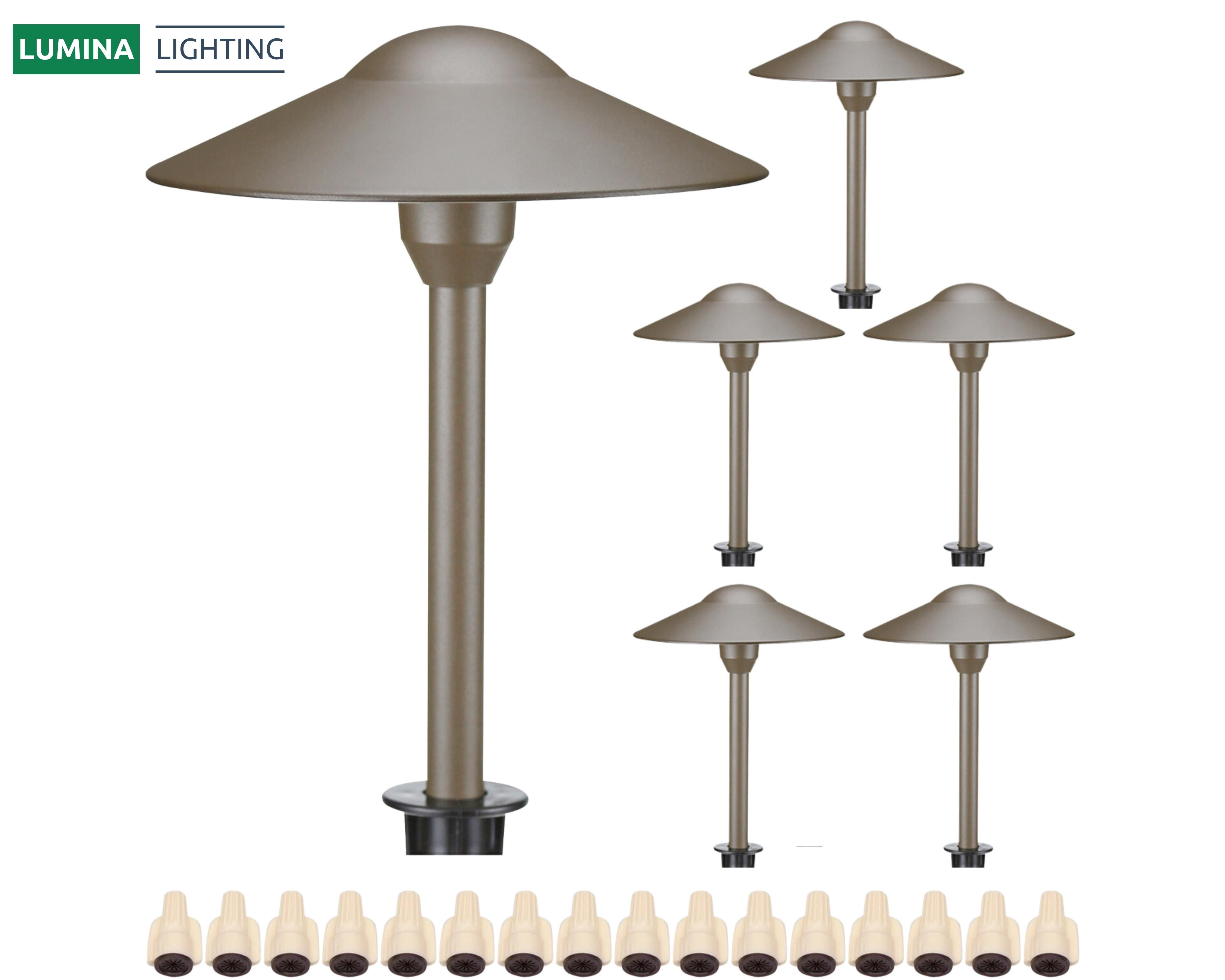 Lumina Lighting® 4W Landscape Pathway Lights (6-Pack) - Low Voltage ...