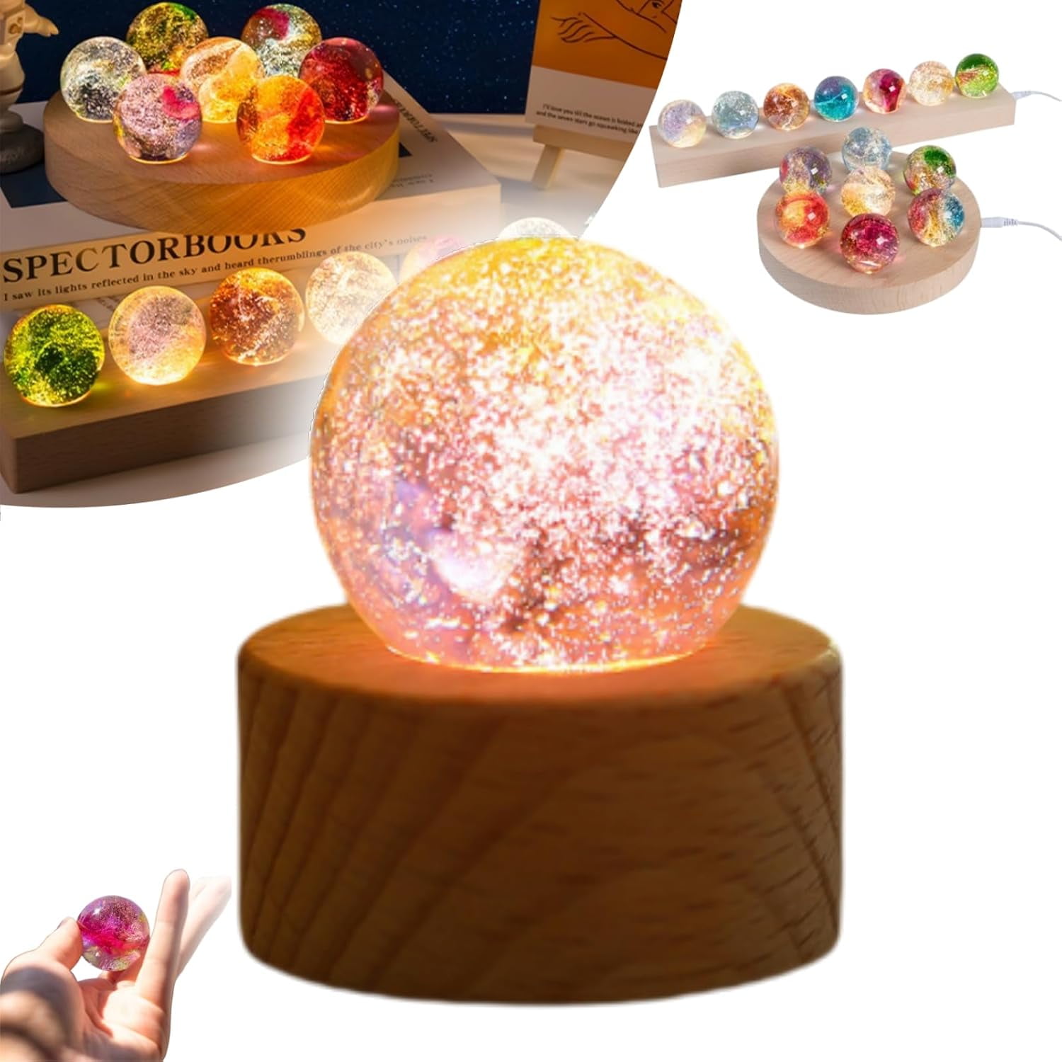 Lumina Noctis Glass Balls, Lumina Noctis, Lumina Noctis Balls, 7 Core ...