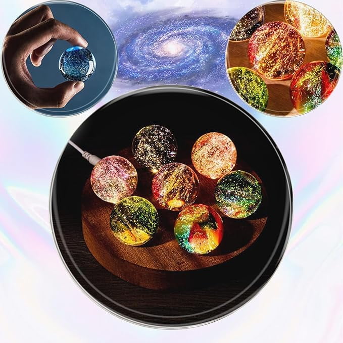 Lumina Noctis Glass Balls - Luminanoctis 7 Colors Galaxies Ball Light ...