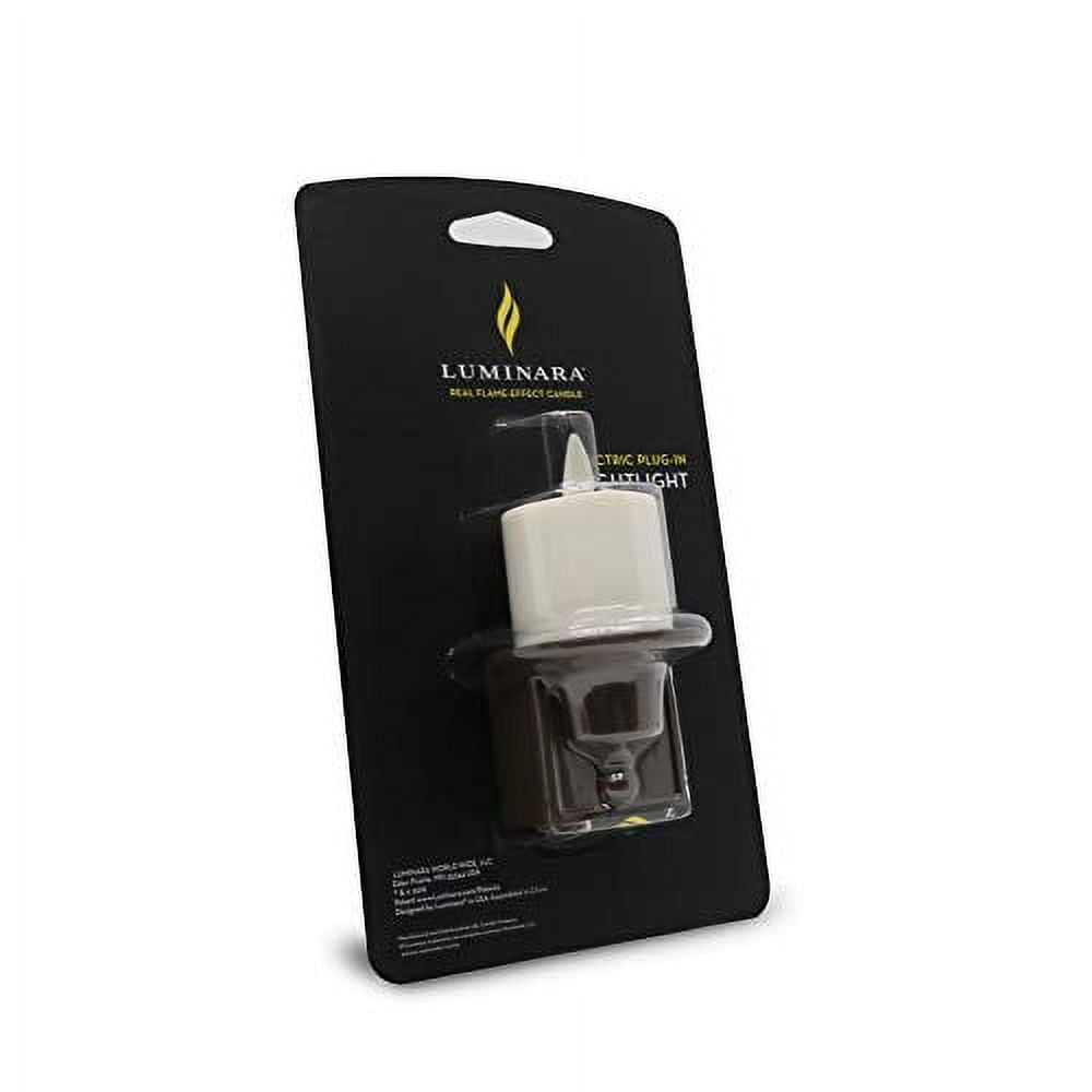 Luminara Flameless Night Light Candle (Ivory White, 3.8-Inch); Moving ...