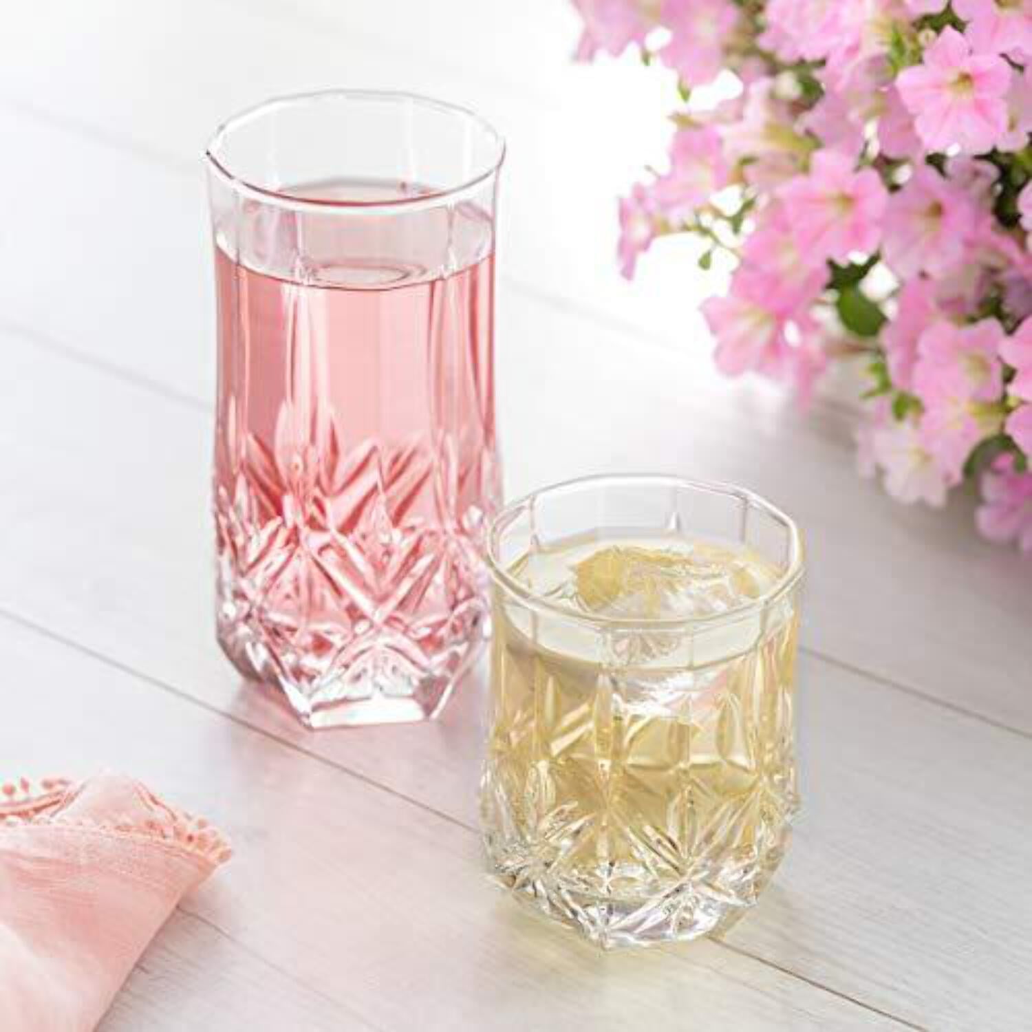 Luminarc Brighton 16 Piece Glassware Set - Walmart.com