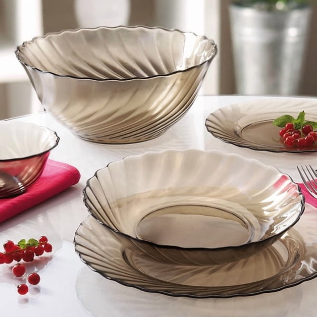 Luminarc Kitchen Dinnerware Set for Home Ocean Eclipse Dinnerware Set ...