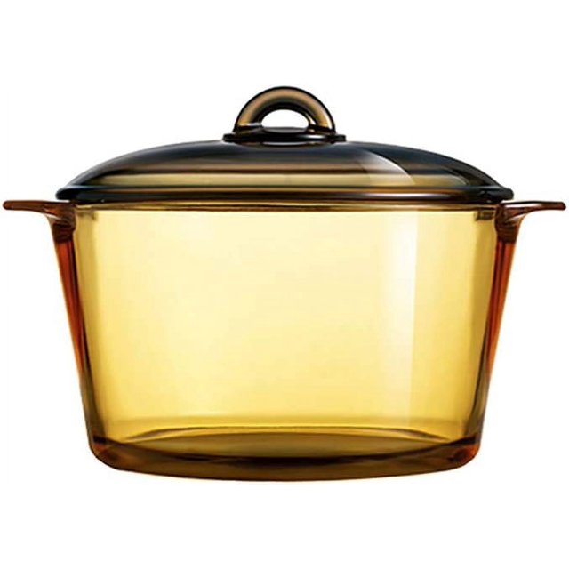 Luminarc Vitroflam 3L Heat-Resistant Casserole Pot - Oven Safe, Covered ...